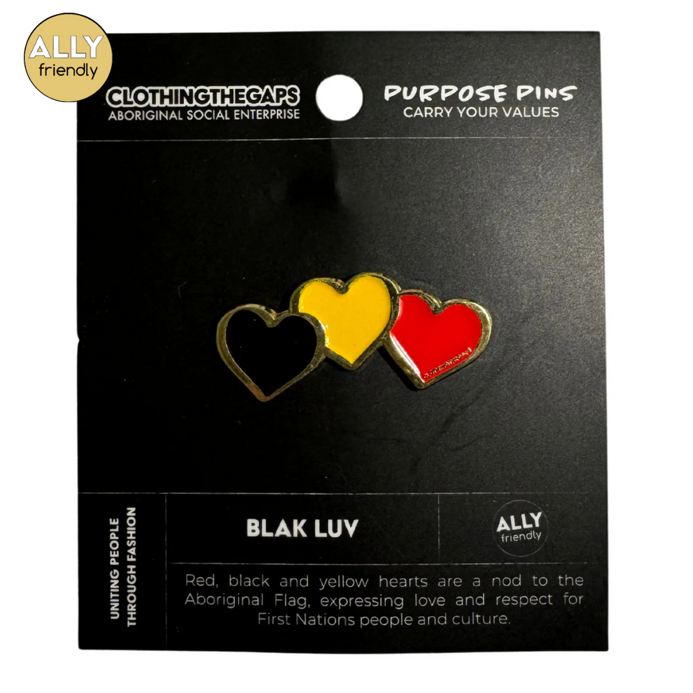 Clothing the Gaps Blak Luv Pin – Purpose Precinct